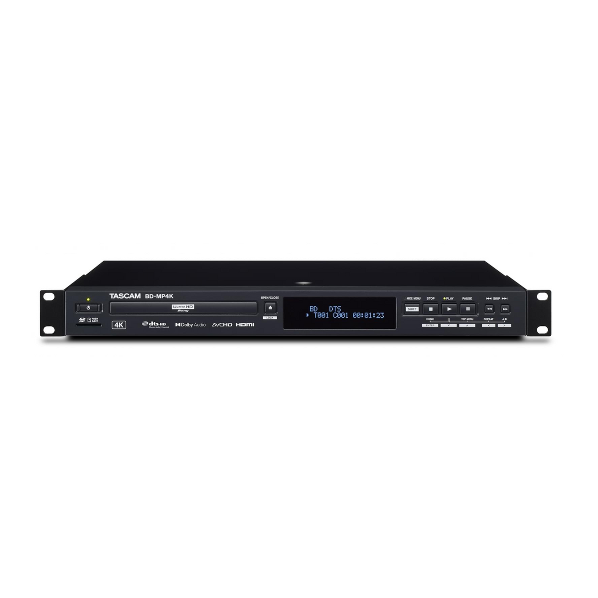 Tascam BD-MP4K Professional 4K/UHD Blu-Ray/Multi-Media Player ...
